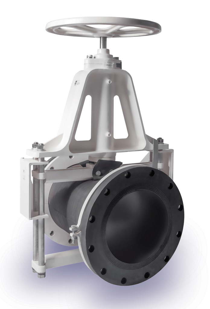 پینچ ولو بدنه باز Open body pinch valves | شیرهای صنعتی آوند